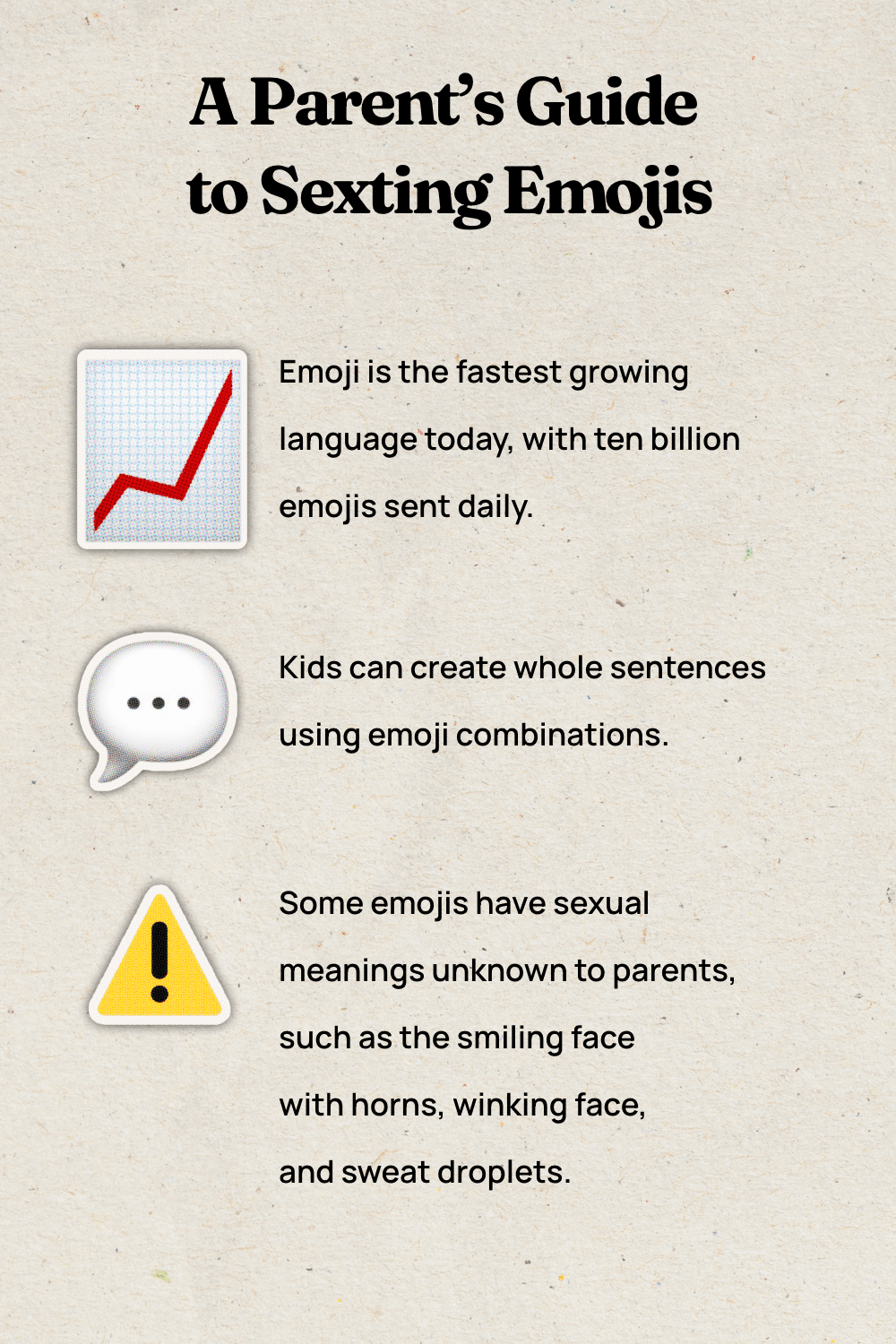 Parent's Guide to Sexting Emojis (The Pizza Emoji Means What??)